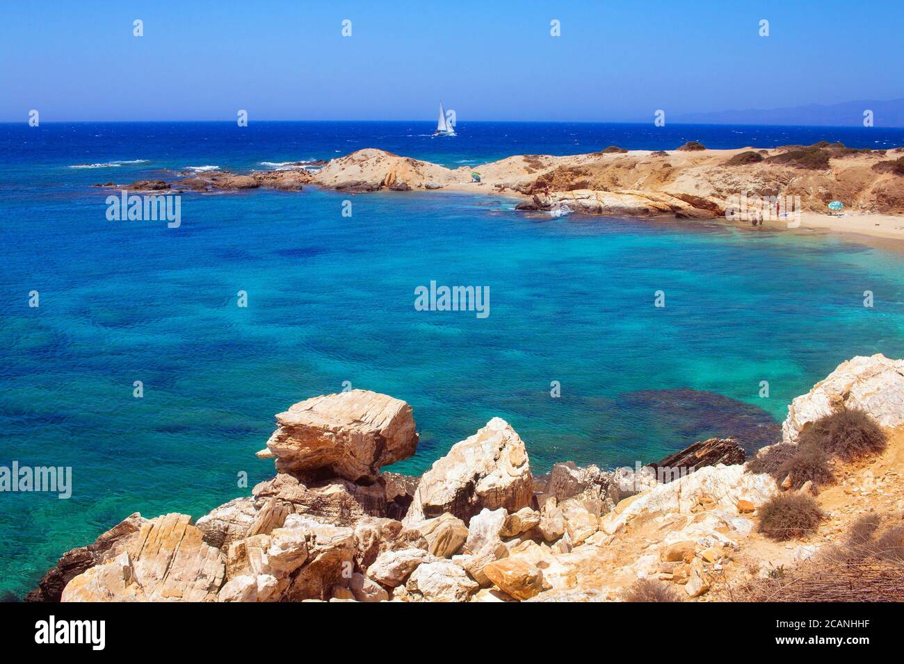 Naxos aliko beach hi-res stock photography and images - Alamy