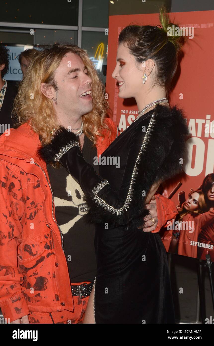 LOS ANGELES - SEP 12: Mod Sun, Bella Thorne at the "Assassination ...