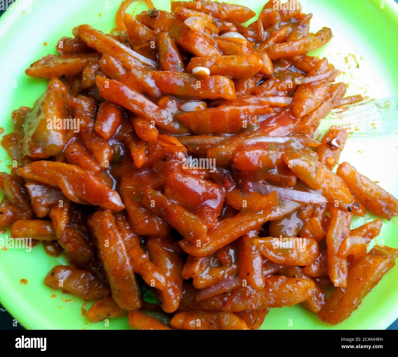 A picture of chili potato Stock Photo - Alamy