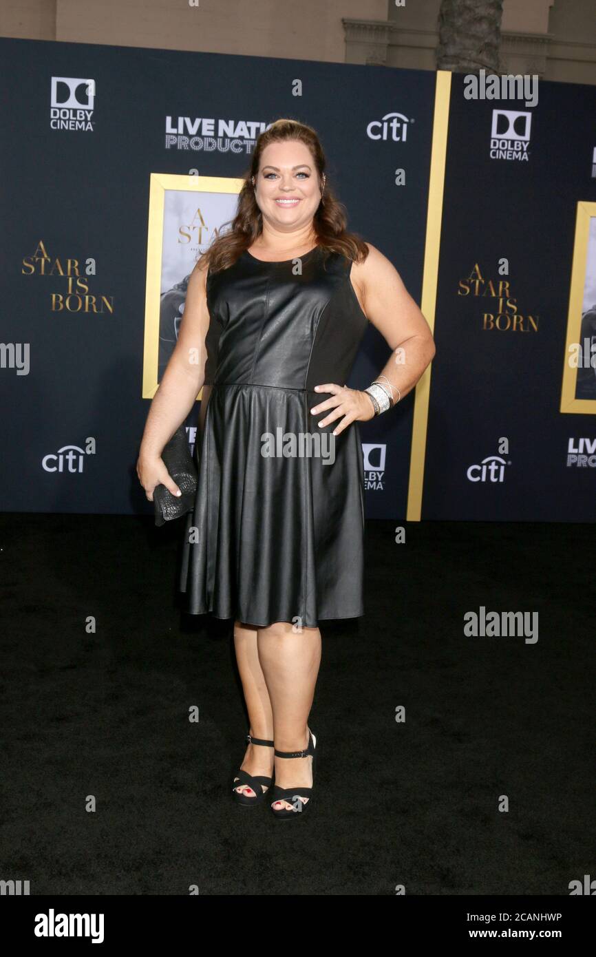LOS ANGELES - SEP 24: Rebecca Field at the "A Star is Born" LA Premiere ...