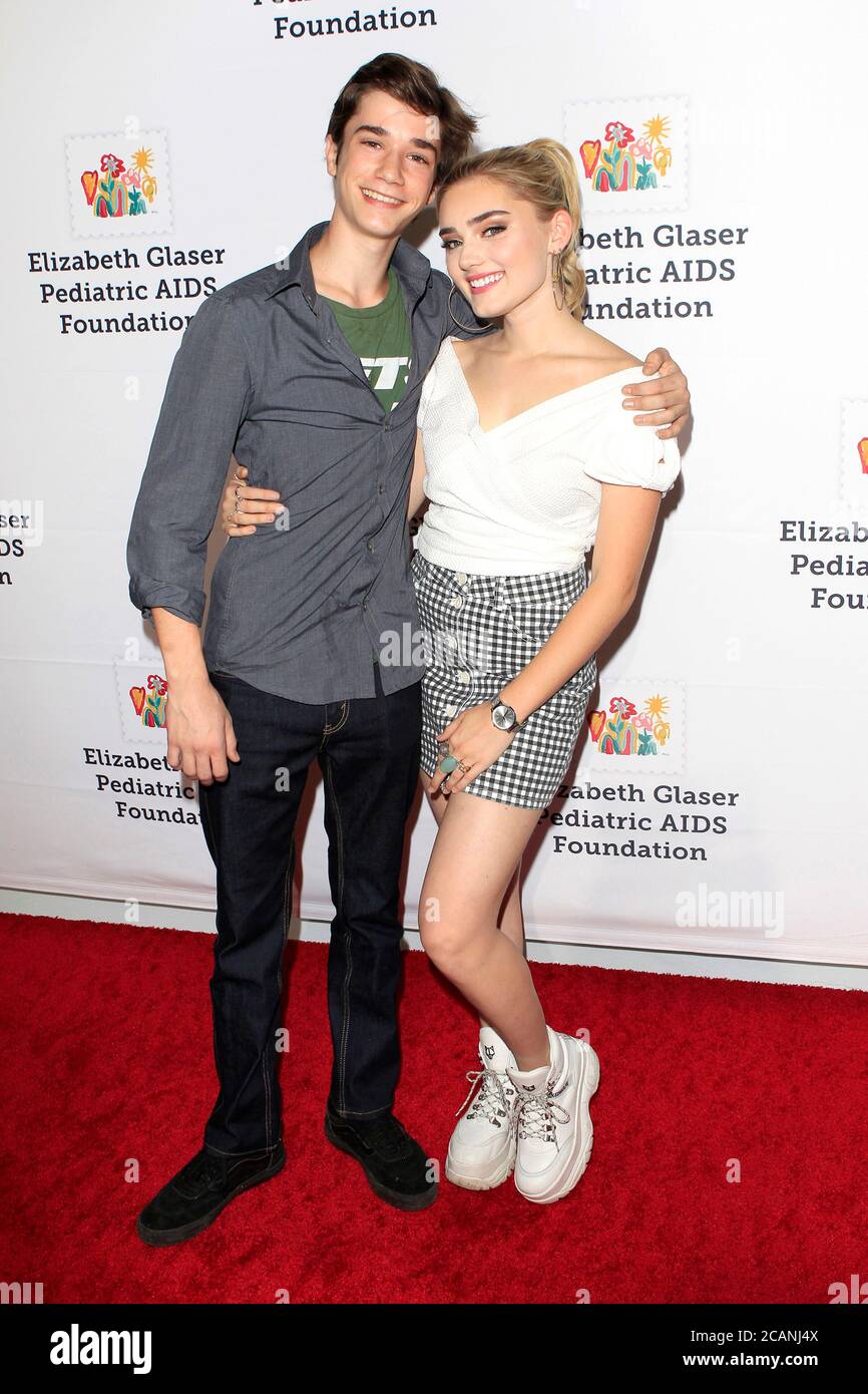 LOS ANGELES - OCT 28: Daniel DiMaggio, Meg Donnelly at the "A Time For ...