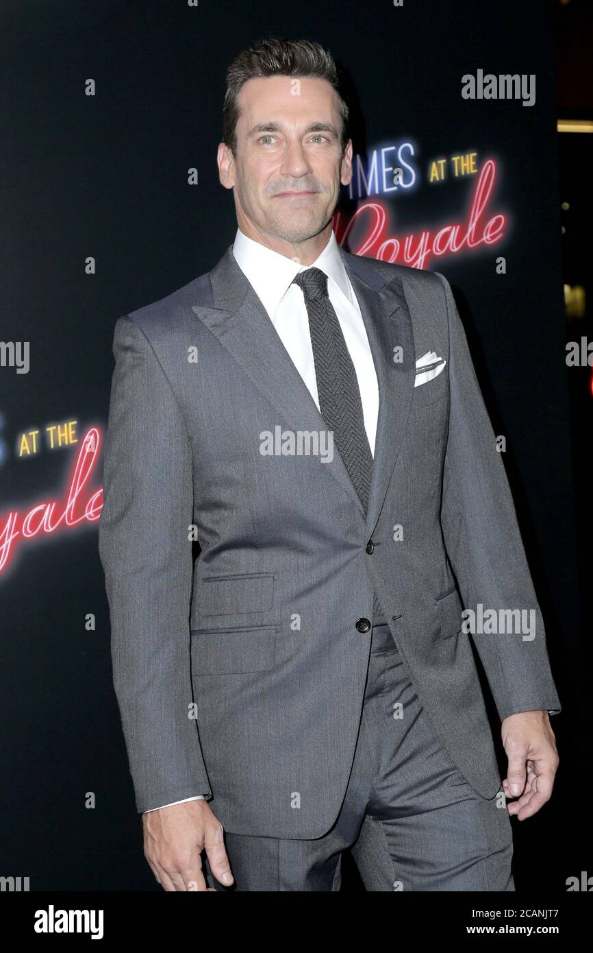 LOS ANGELES - SEP 22: Jon Hamm at the "Bad Times at the El Royale ...