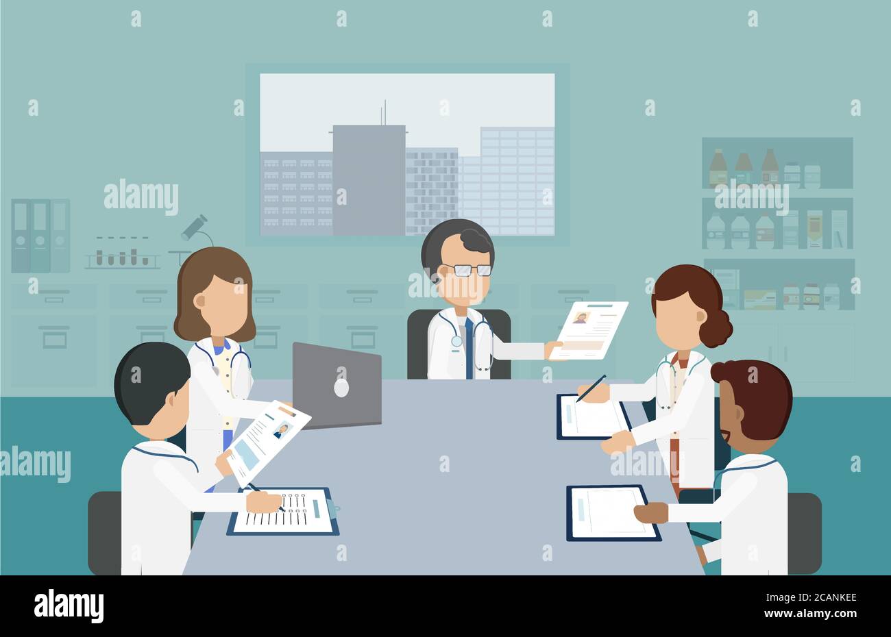 University doctors Stock Vector Images - Alamy