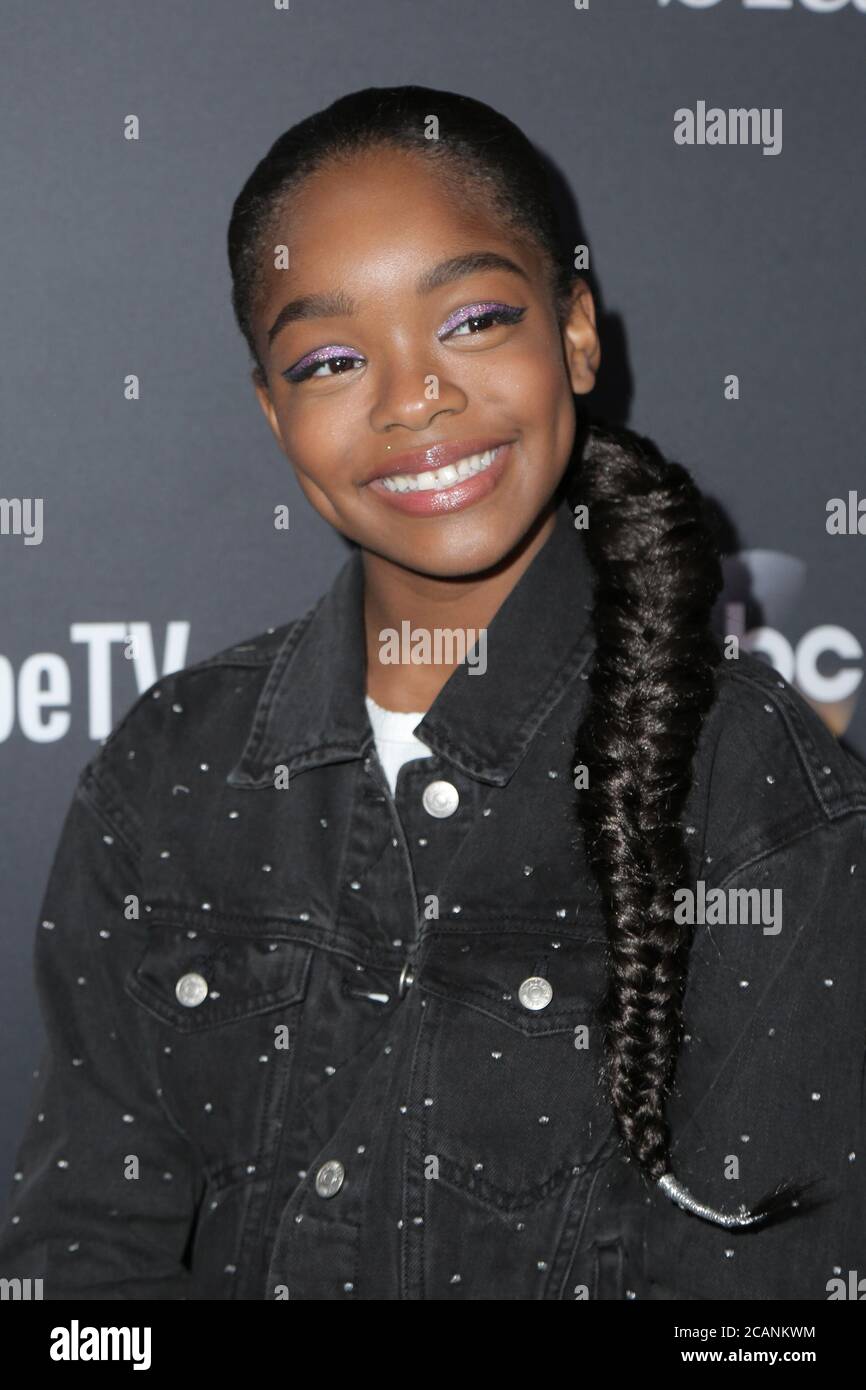 LOS ANGELES - NOV 10: Marsai Martin at the Black-ish 100th Episode ...
