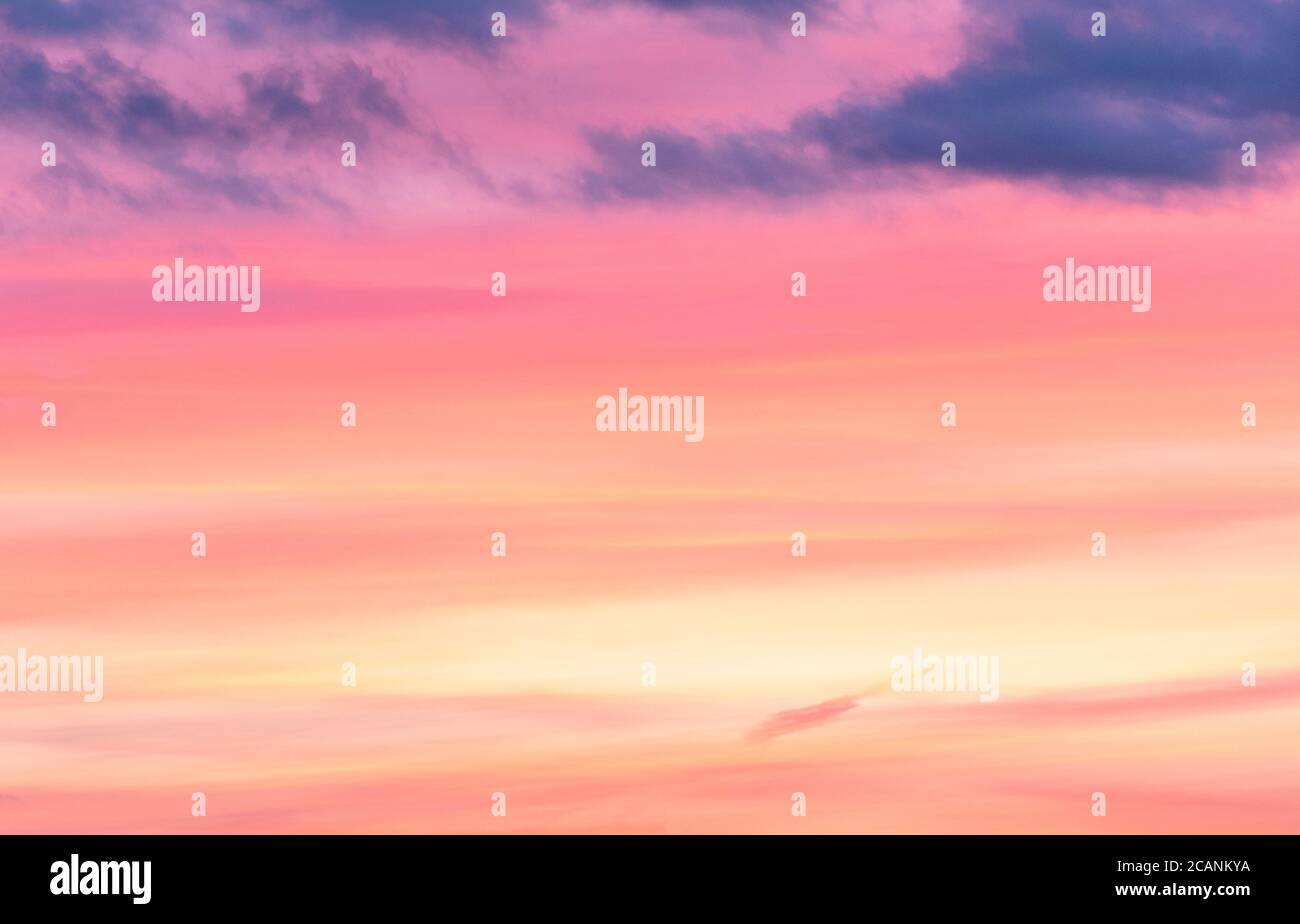 Amazing evening sky as background Stock Photo - Alamy