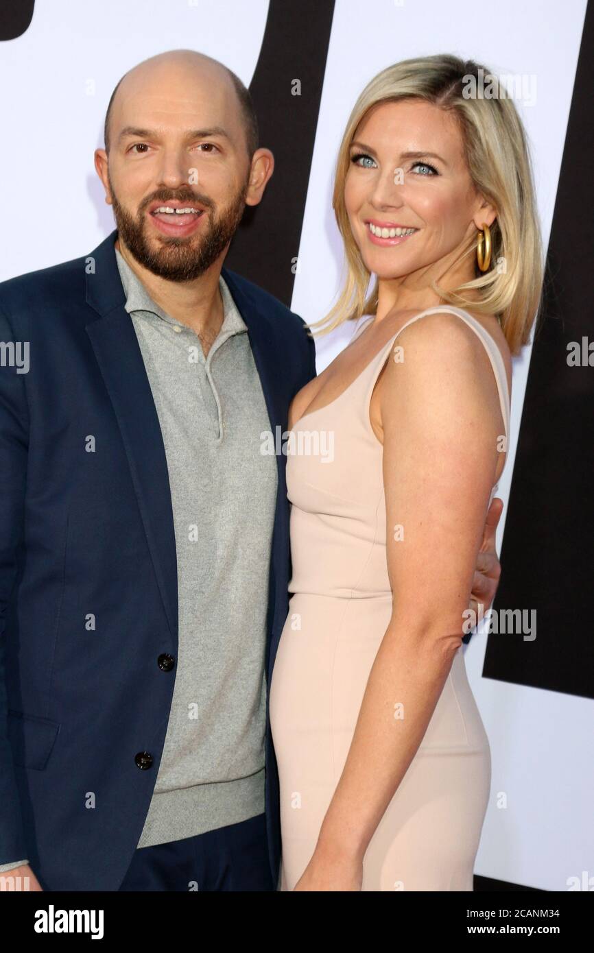 LOS ANGELES - APR 3: Paul Scheer, June Diane Raphael at the "Blockers ...