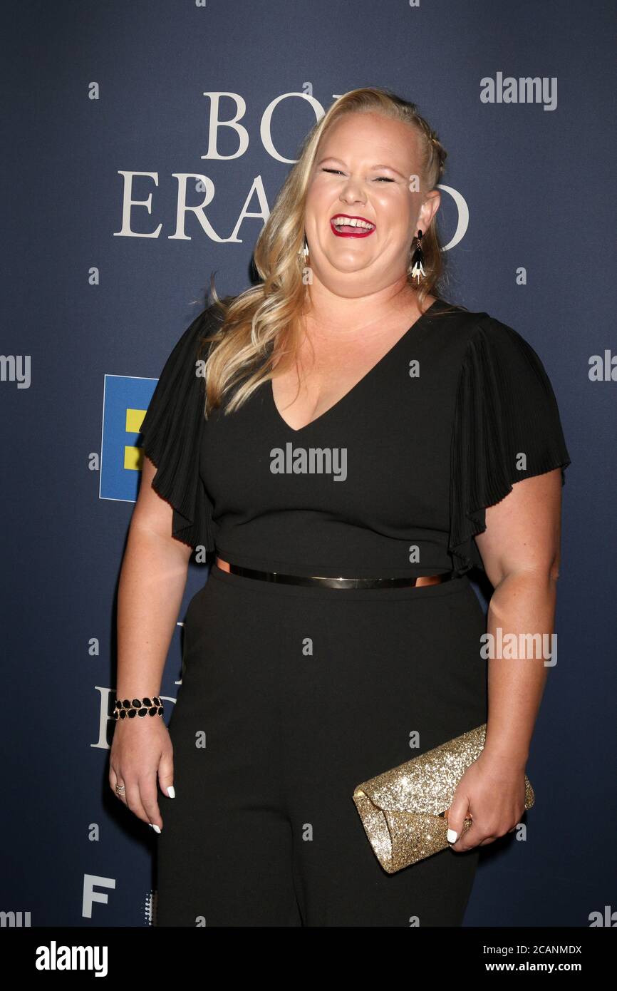 LOS ANGELES - OCT 29: Lindsay Moser at the "Boy Erased" Premiere at the ...
