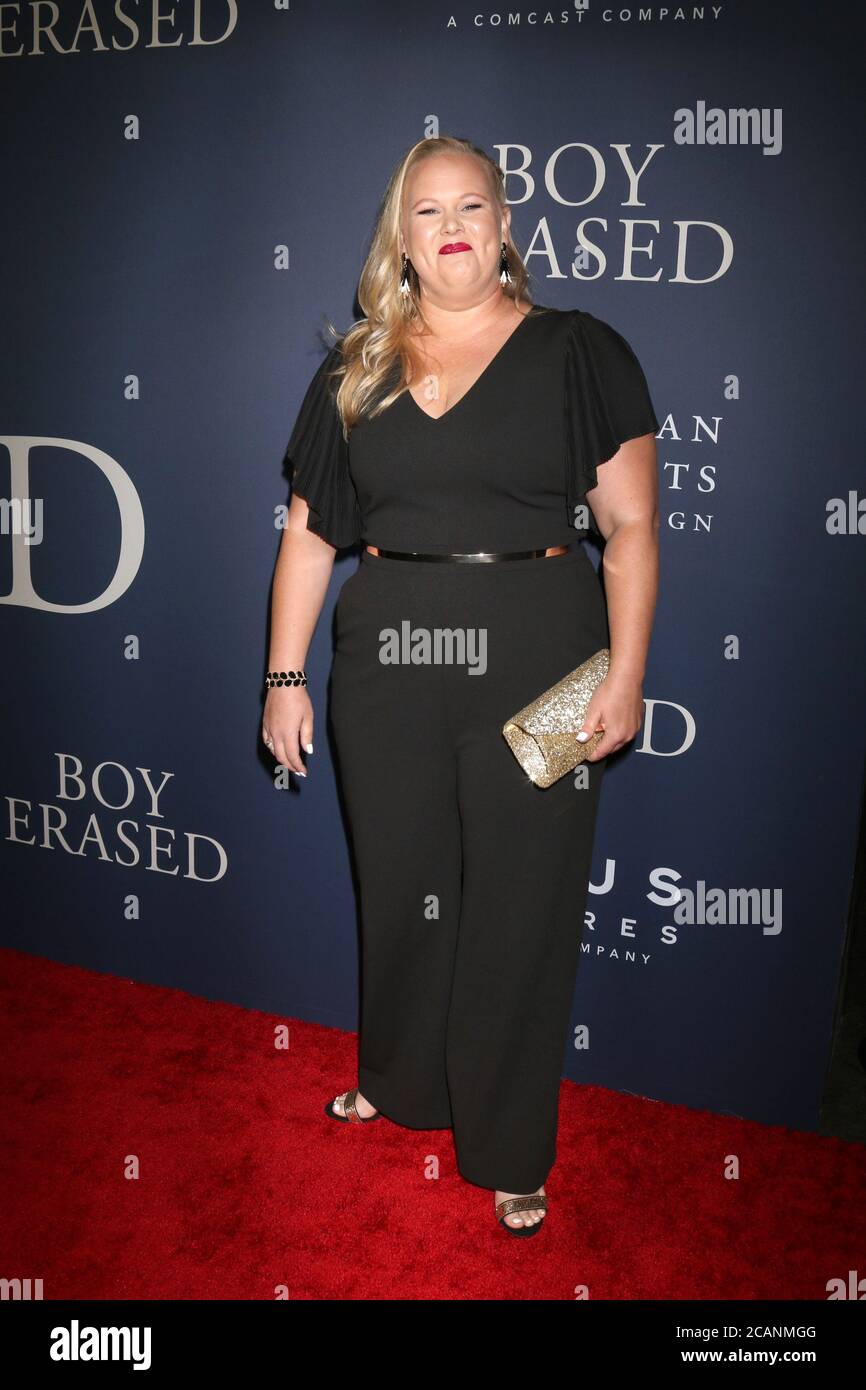 LOS ANGELES - OCT 29: Lindsay Moser at the "Boy Erased" Premiere at the ...