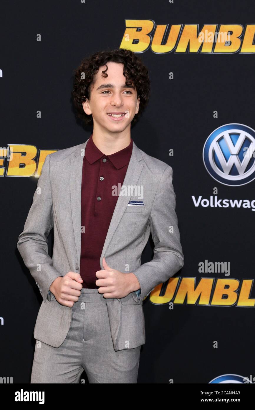 LOS ANGELES - DEC 9: Jason Drucker at the "Bumblebee" World Premiere at ...