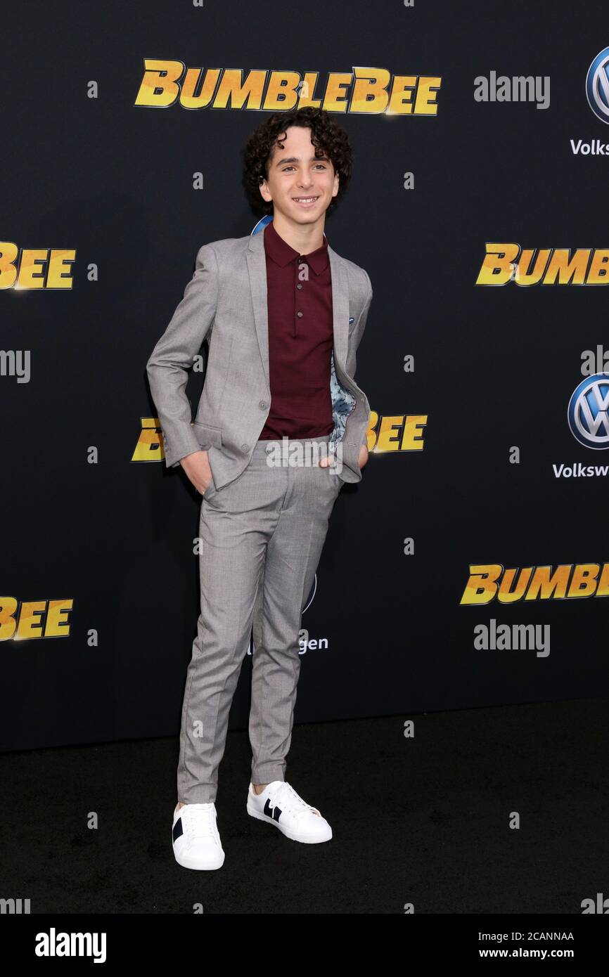 LOS ANGELES - DEC 9: Jason Drucker at the "Bumblebee" World Premiere at ...