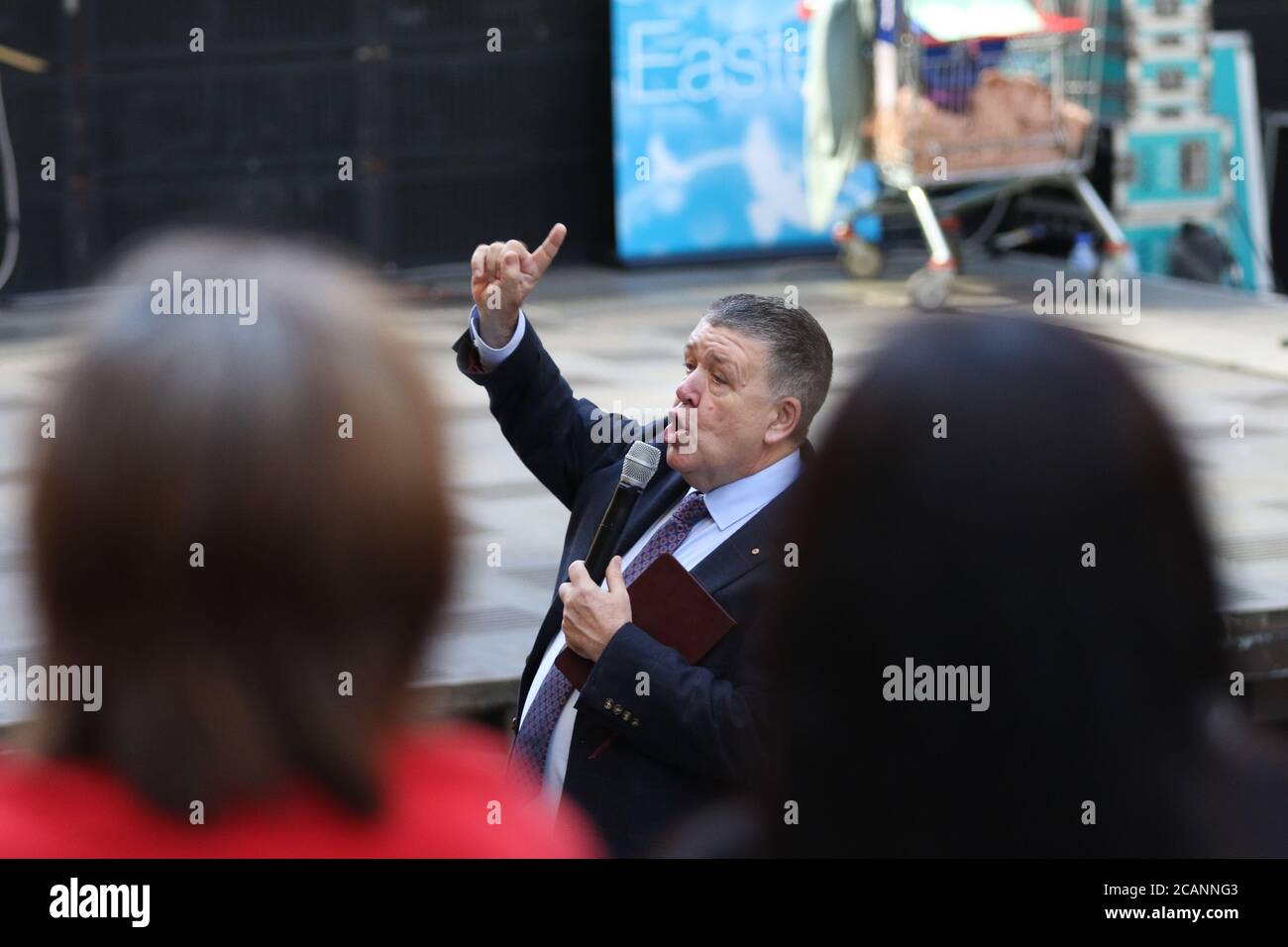Pictured: Reverend Keith Garner Stock Photo - Alamy