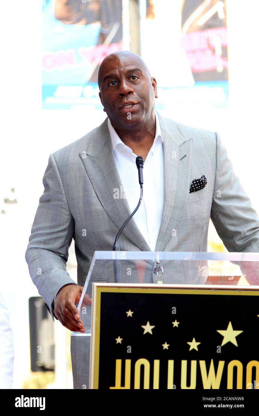 LOS ANGELES - JUL 19: Magic Johnson at the Cedric the Entertainer Star ...
