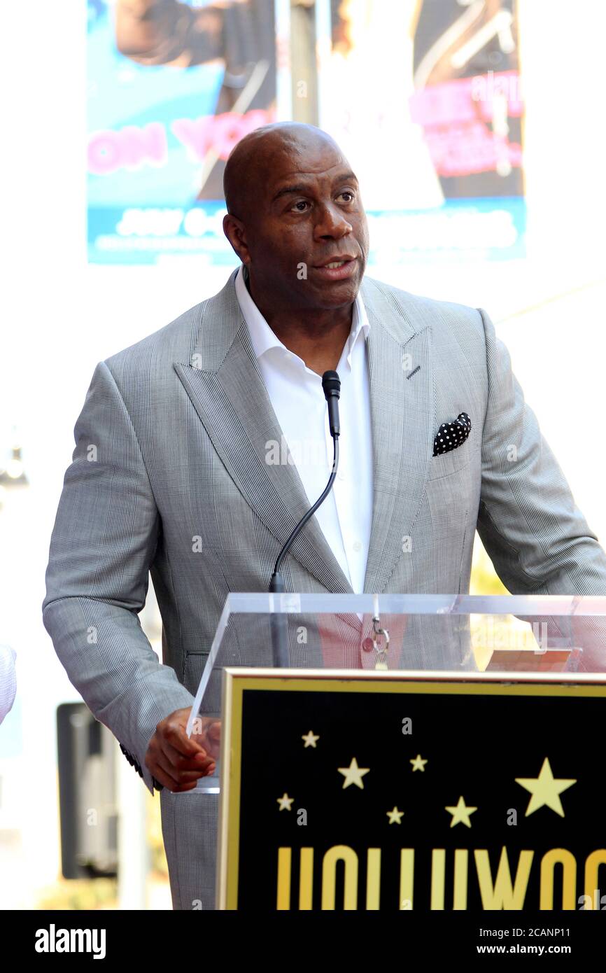 LOS ANGELES - JUL 19: Magic Johnson at the Cedric the Entertainer Star ...
