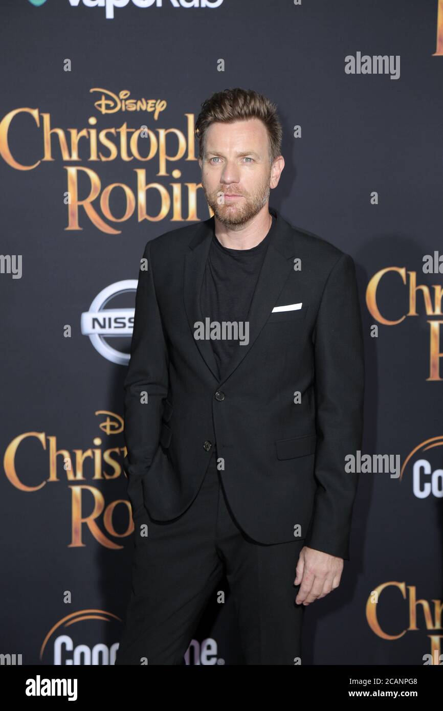 LOS ANGELES - JUL 30: Ewan McGregor at the "Christopher Robin" Premiere ...