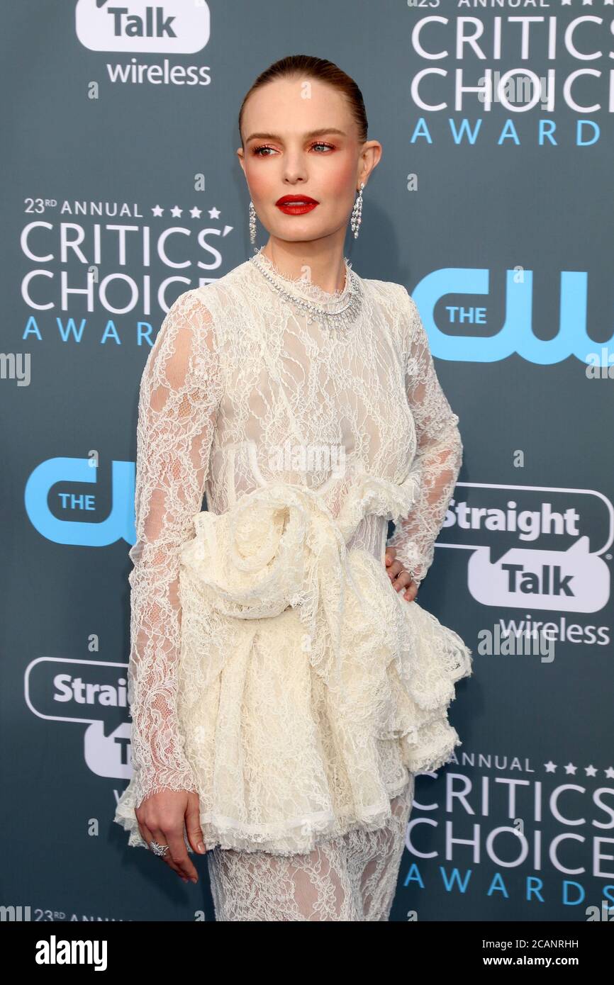 LOS ANGELES - JAN 11: Kate Bosworth at the 23rd Annual Critics' Choice ...