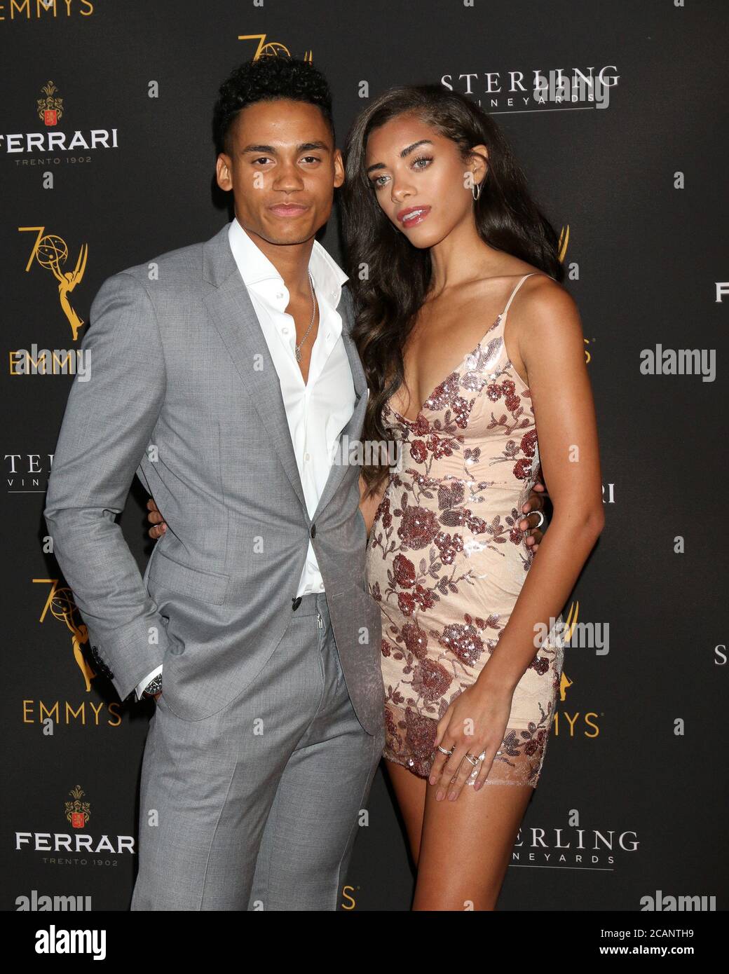 LOS ANGELES - AUG 22: Aidan Bradley, Kiara Barnes at the Daytime Peer ...