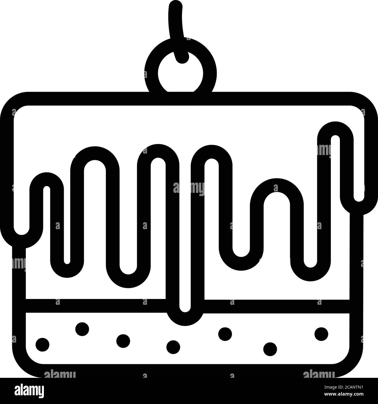 Sweet cake icon, outline style Stock Vector Image & Art - Alamy