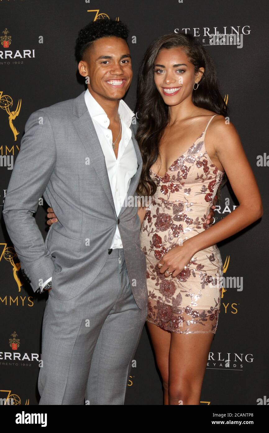 LOS ANGELES - AUG 22: Aidan Bradley, Kiara Barnes at the Daytime Peer ...