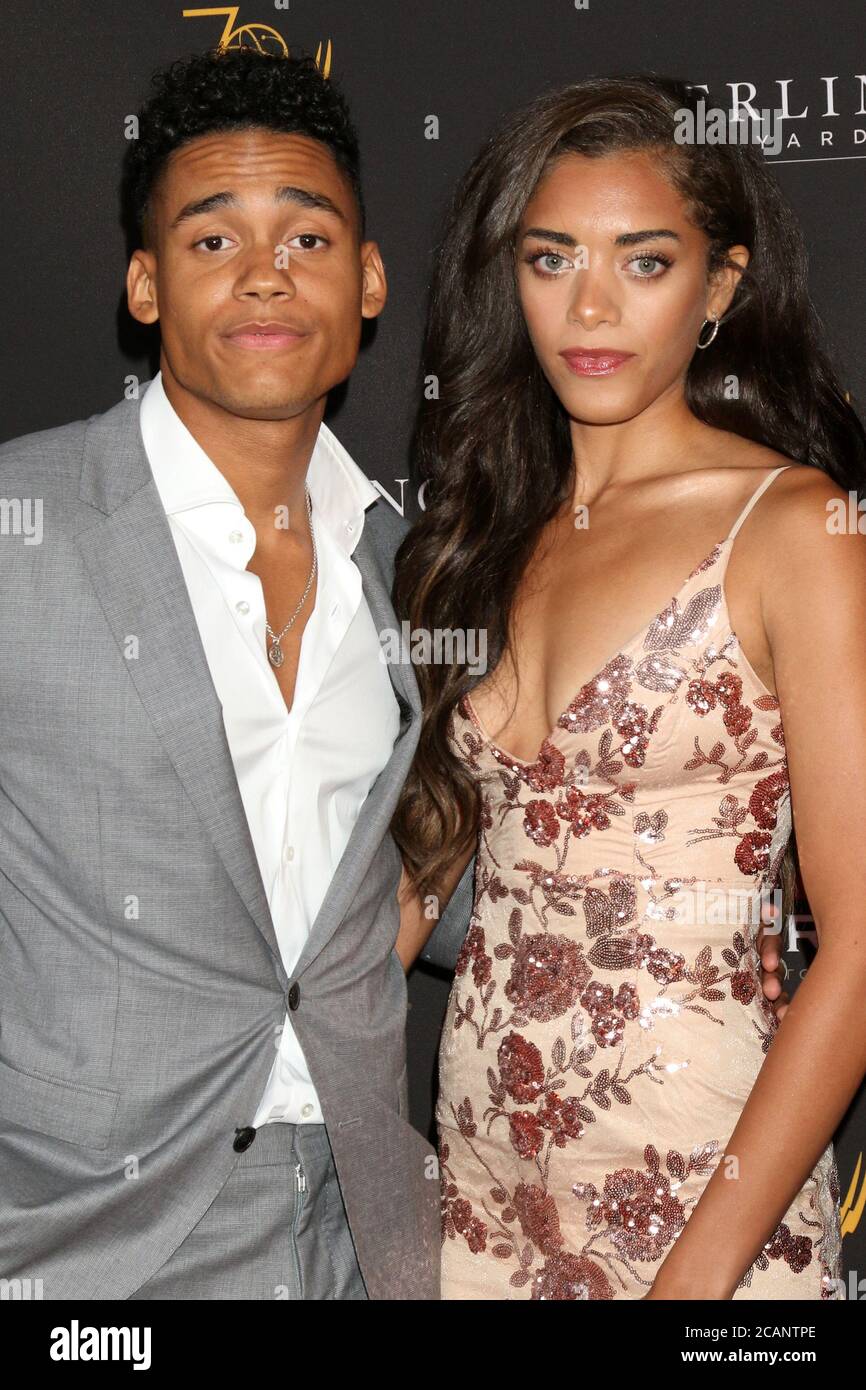 LOS ANGELES - AUG 22: Aidan Bradley, Kiara Barnes at the Daytime Peer ...