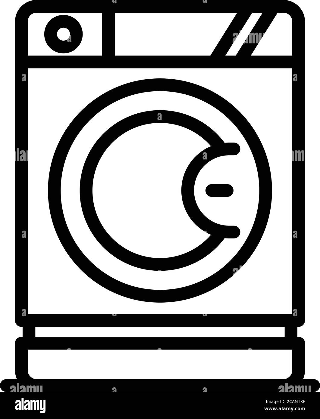 Washing machine icon, outline style Stock Vector Image & Art - Alamy