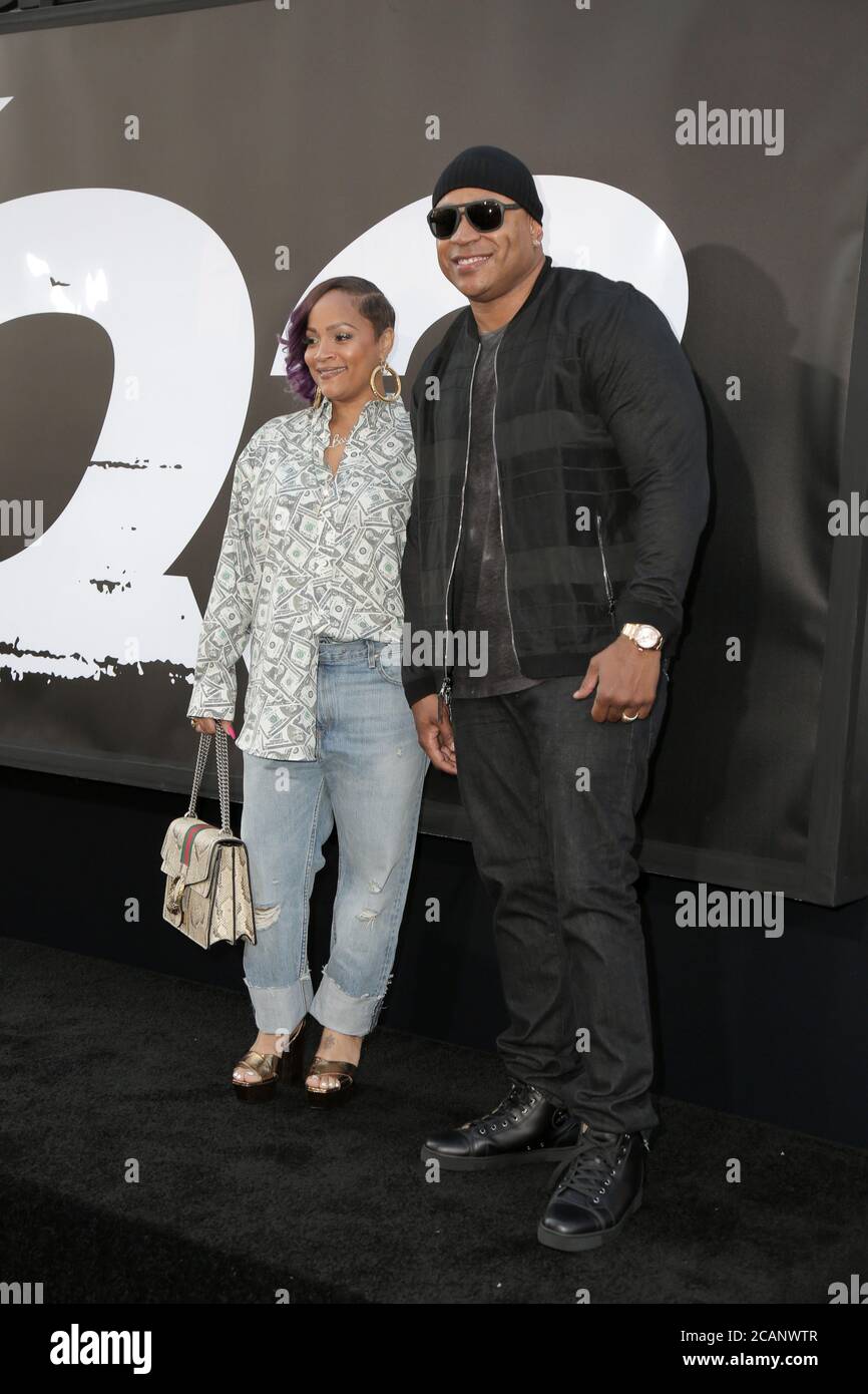 LOS ANGELES - JUL 17: Simone Smith, LL Cool J at the "Equalizer ...