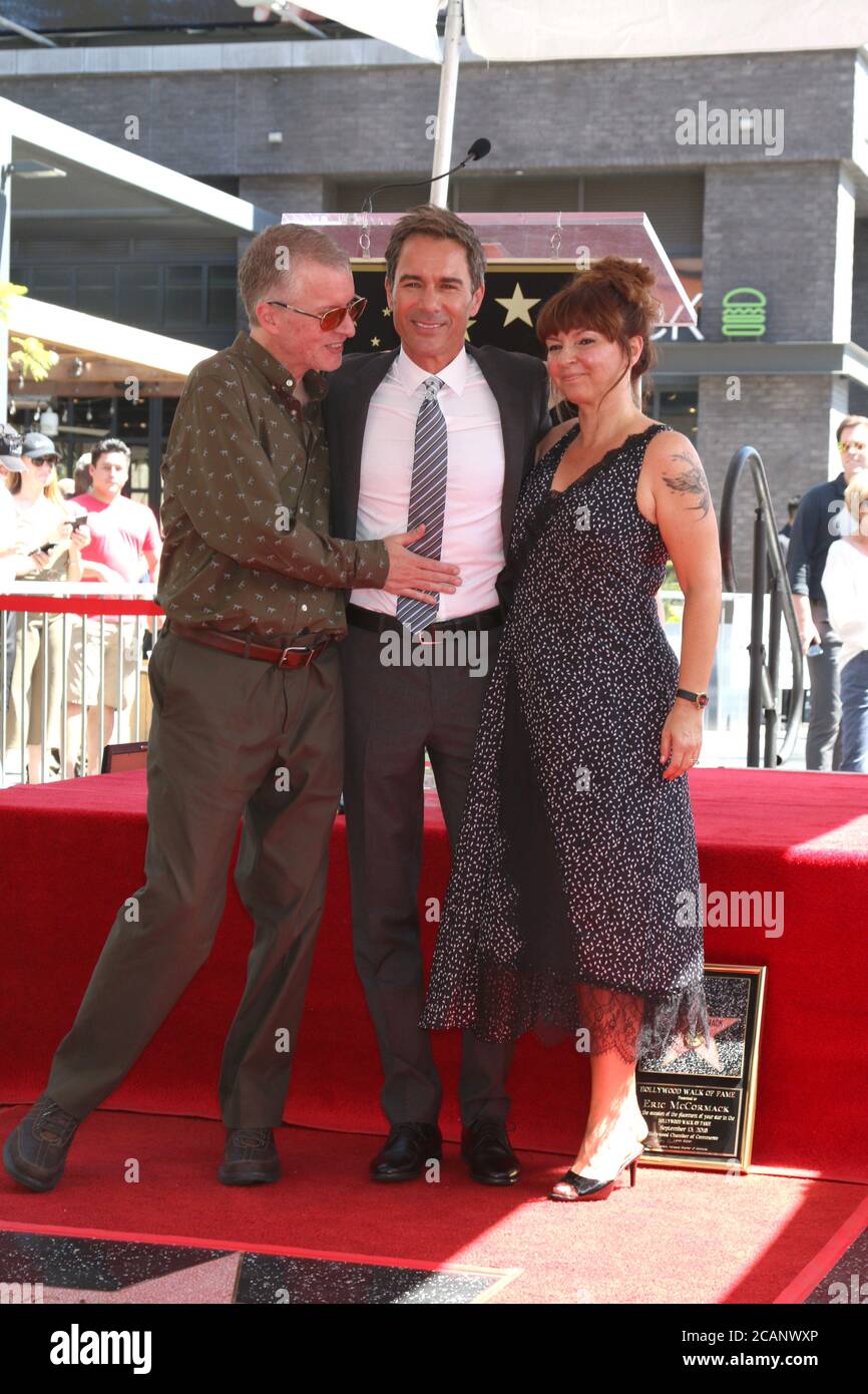 LOS ANGELES - SEP 13: Eric McCormack, family at the Eric McCormack Star ...