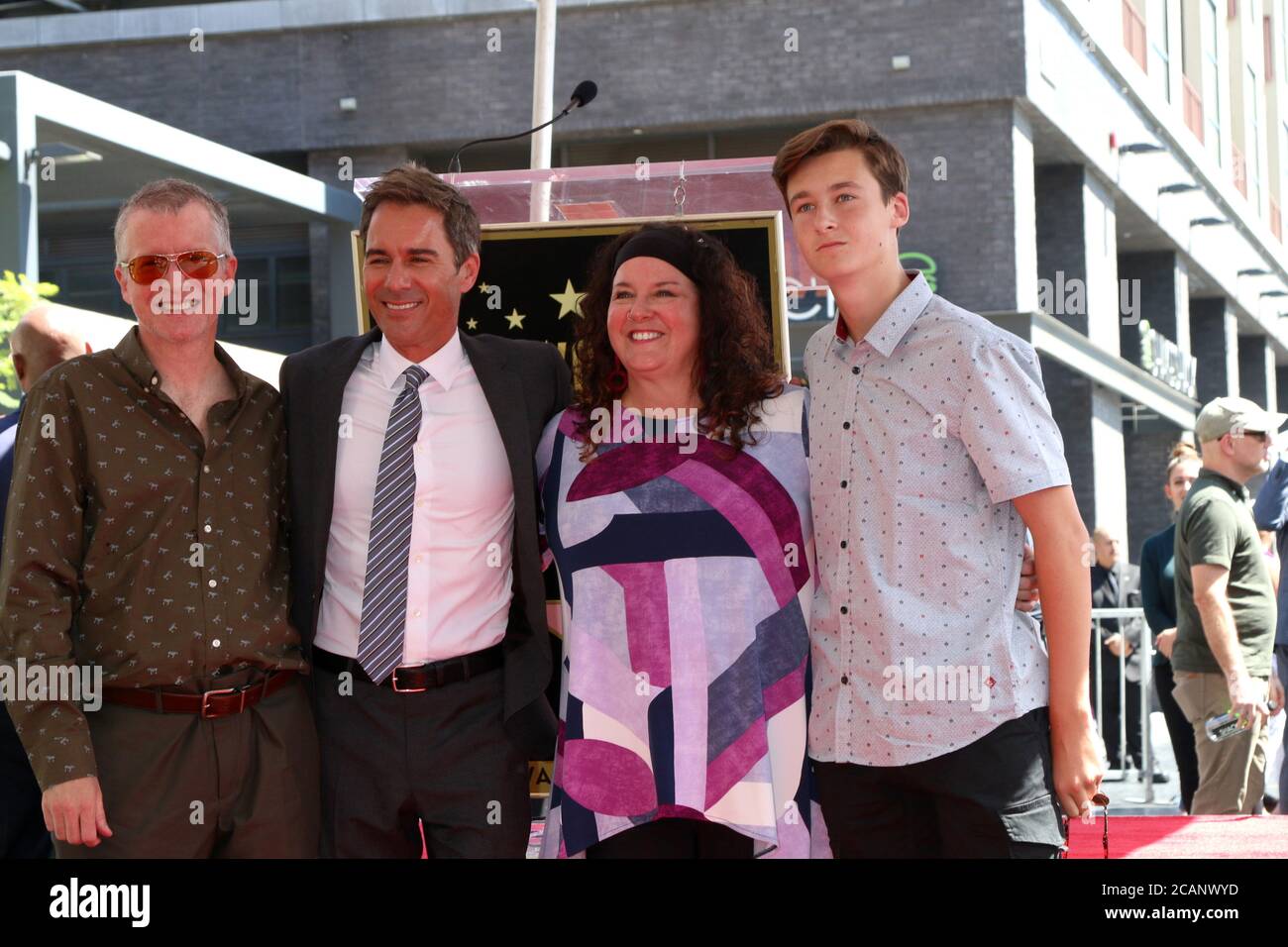 LOS ANGELES - SEP 13: Eric McCormack, Family at the Eric McCormack Star ...