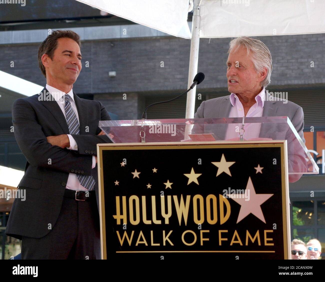 LOS ANGELES - SEP 13: Eric McCormack, Michael Douglas at the Eric ...