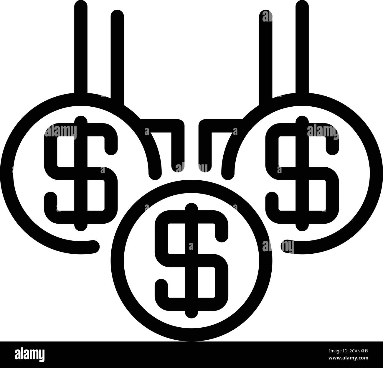 Grants icon, outline style Stock Vector Image & Art - Alamy