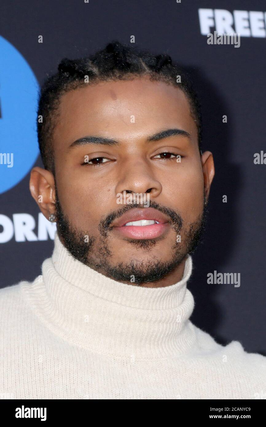 LOS ANGELES - JAN 18: Trevor Jackson at the Freeform Summit 2018 at ...