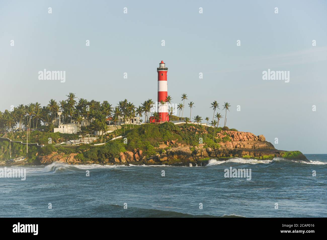Kovalam lighthouse beach scenery hi-res stock photography and images ...