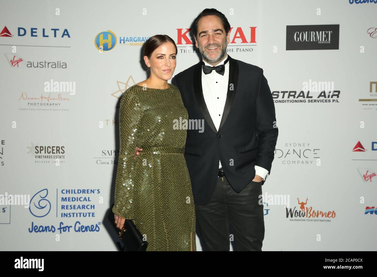 Michael 'Wippa' Wipfli and wife Lisa Wipfli attend the Jeans for Genes ...