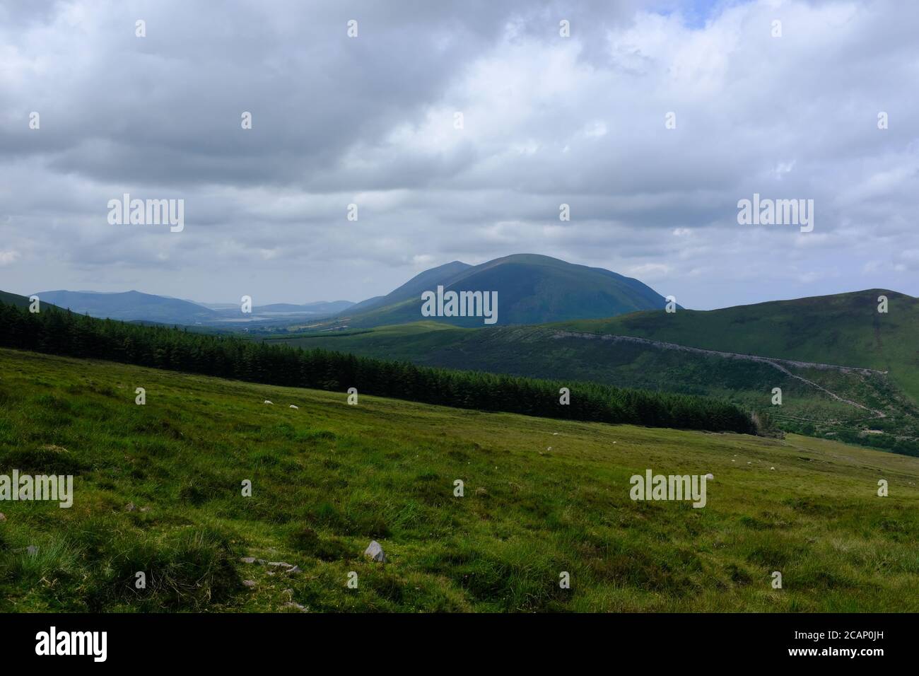 Walking the Kerry Way in 2019 in count Kerry in the south of Ireland ...