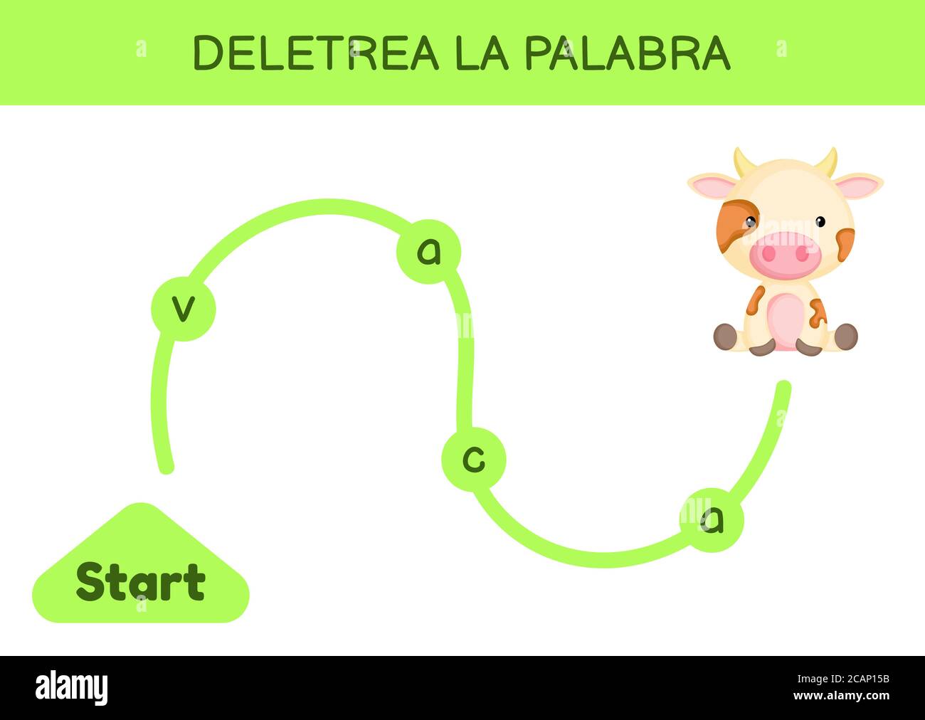 Deletrea la palabra - Spell the word. Maze for kids. Spelling word game ...