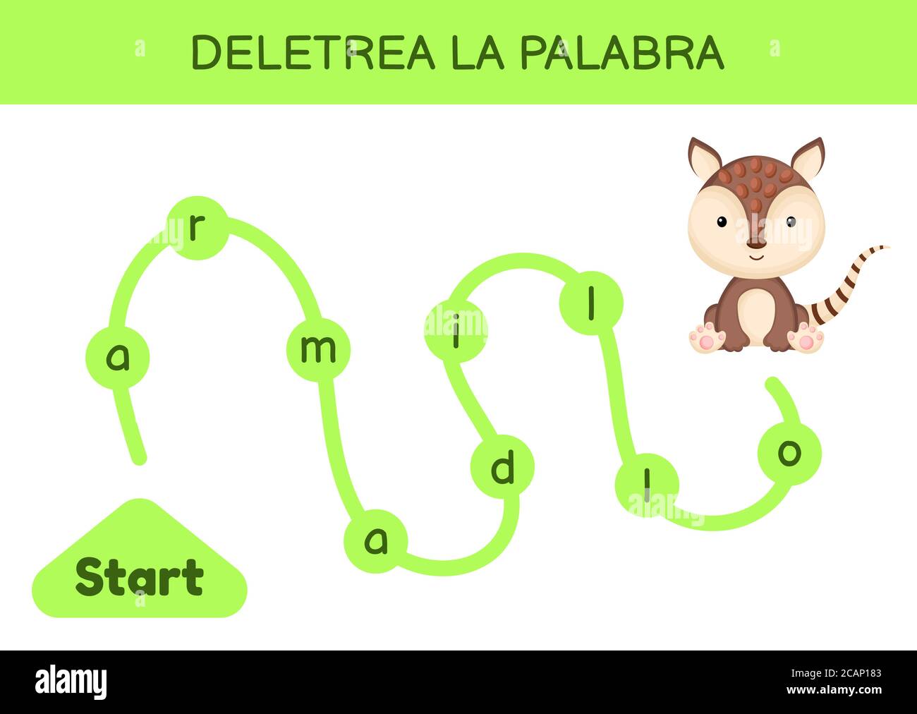 Deletrea la palabra - Spell the word. Maze for kids. Spelling word game ...