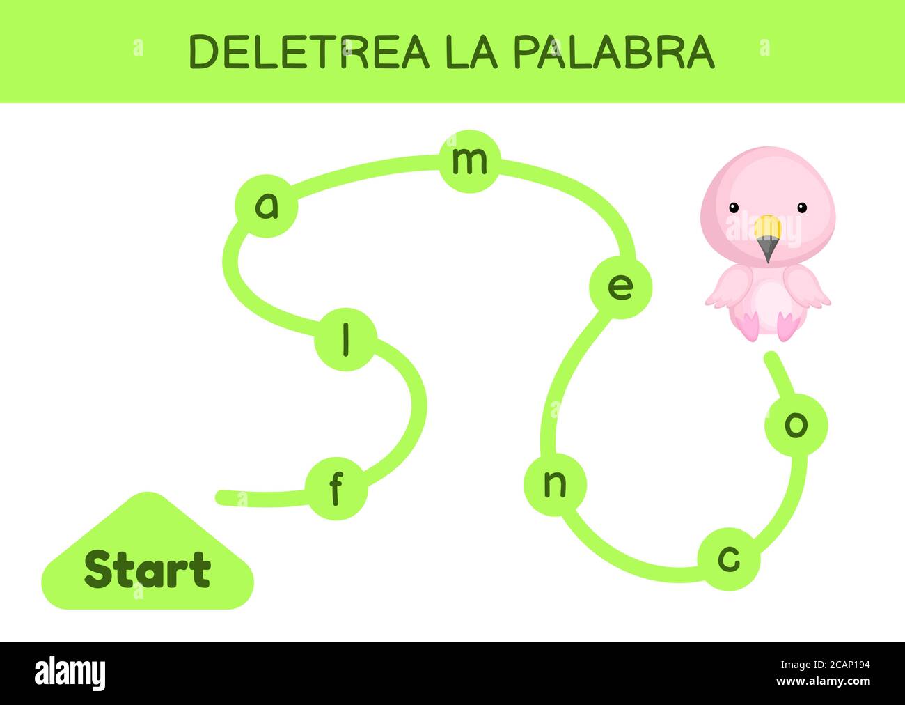 Deletrea la palabra - Spell the word. Maze for kids. Spelling word game ...