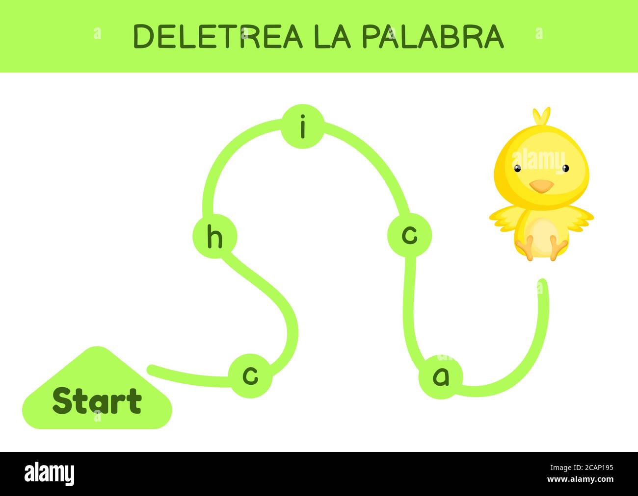 Deletrea la palabra - Spell the word. Maze for kids. Spelling word game ...