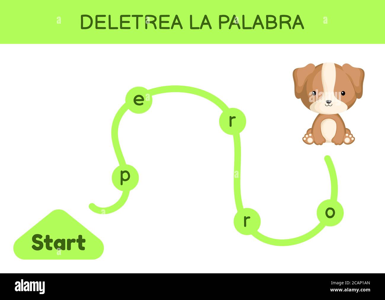 Deletrea la palabra - Spell the word. Maze for kids. Spelling word game ...