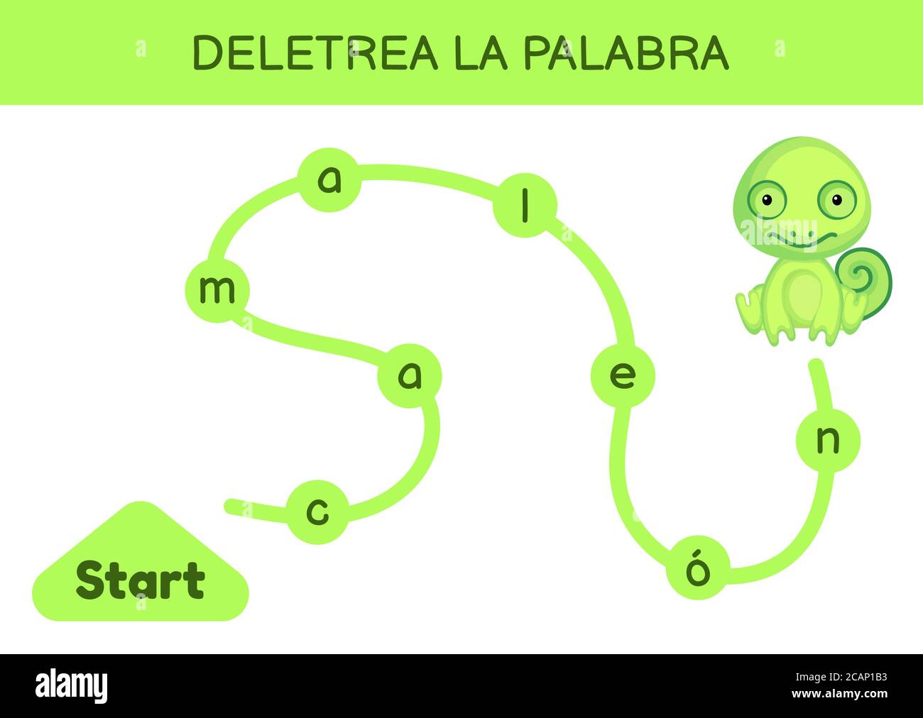 Deletrea la palabra - Spell the word. Maze for kids. Spelling word game ...