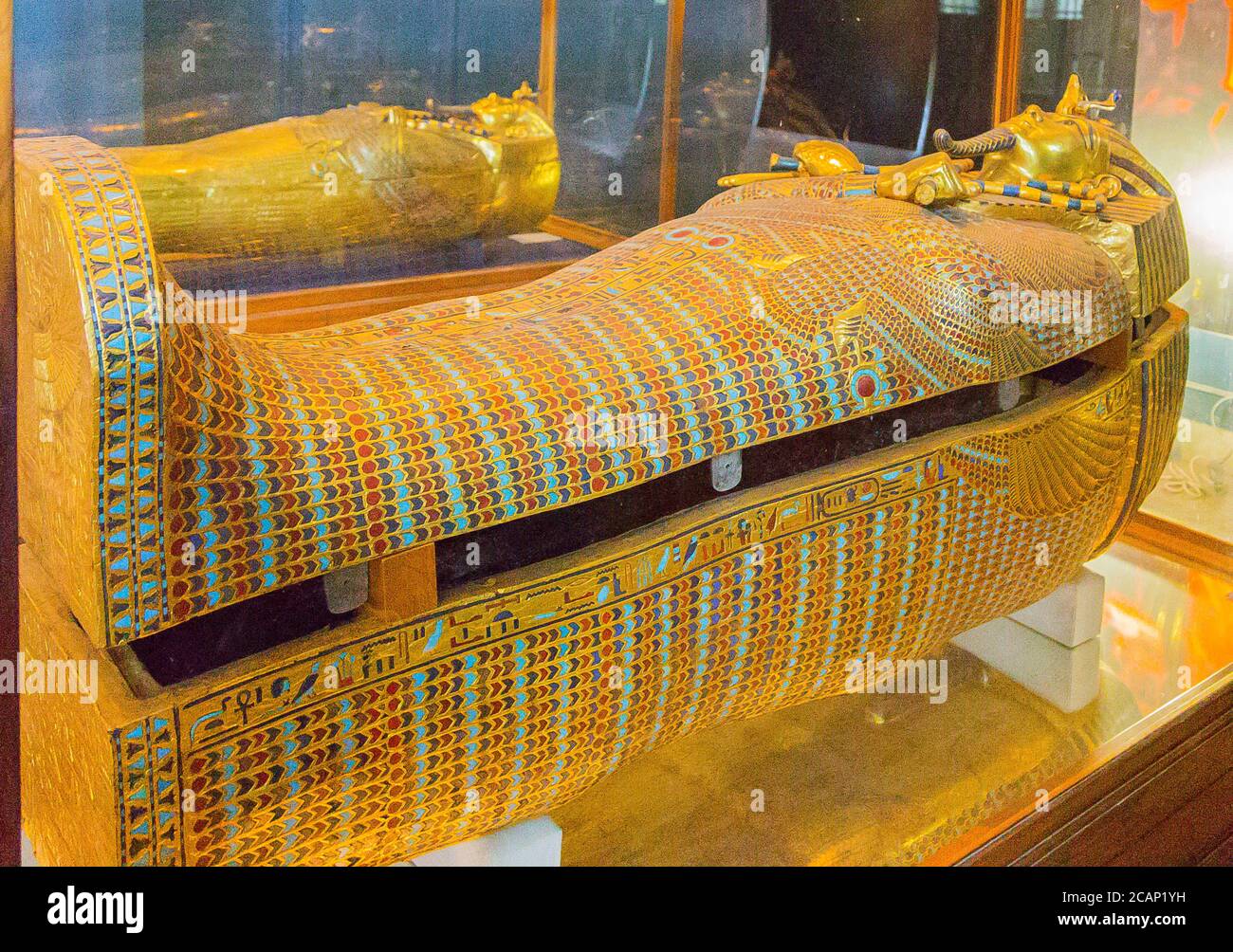 Tutankhamun coffin hi-res stock photography and images - Alamy