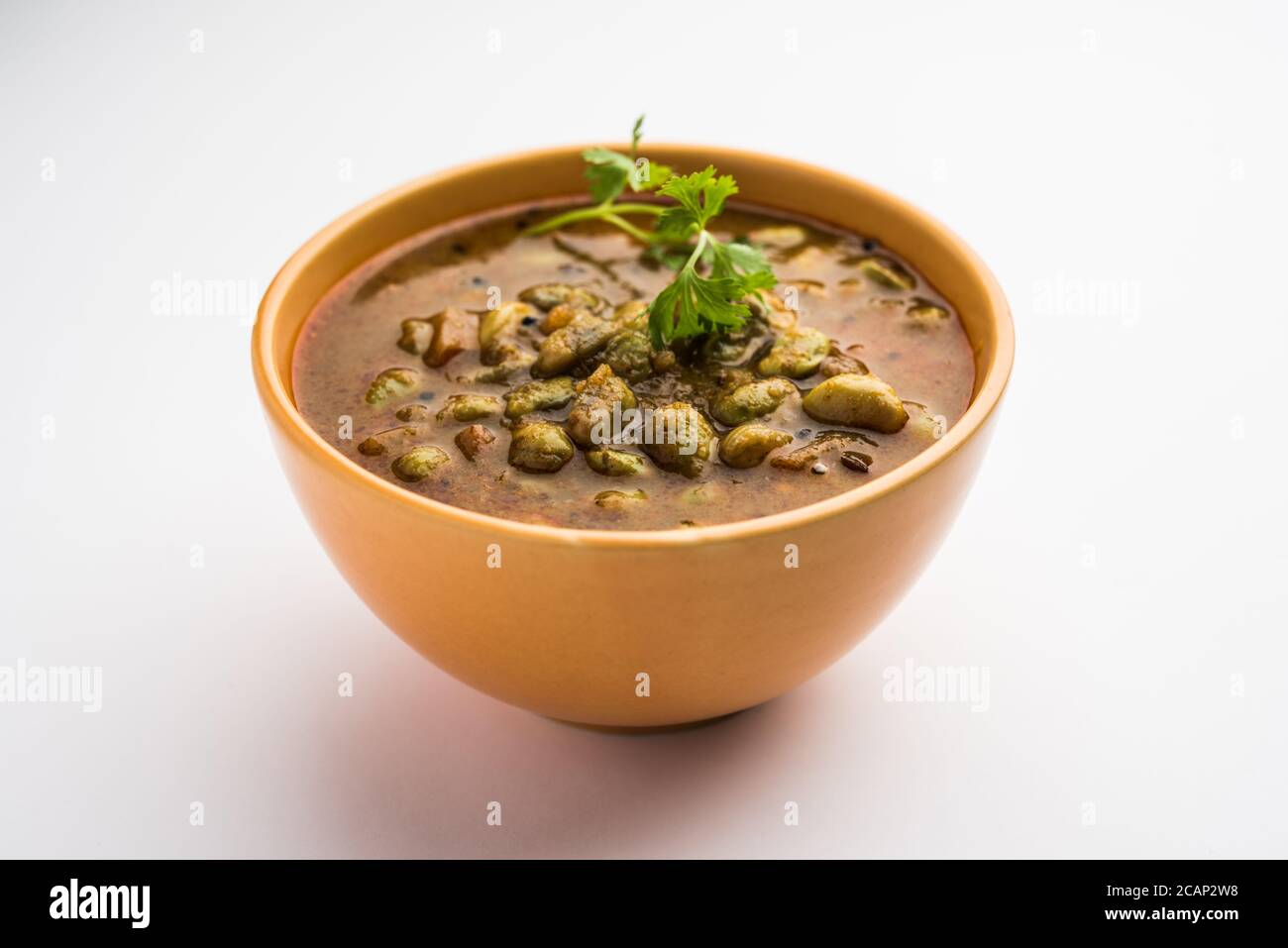 Pavta Bhaji or Lima Beans Curry Recipe also known as Popat Dana sabzi ...