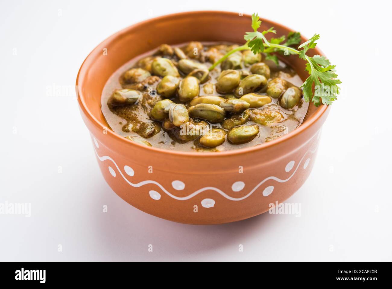 Pavta Bhaji or Lima Beans Curry Recipe also known as Popat Dana sabzi ...