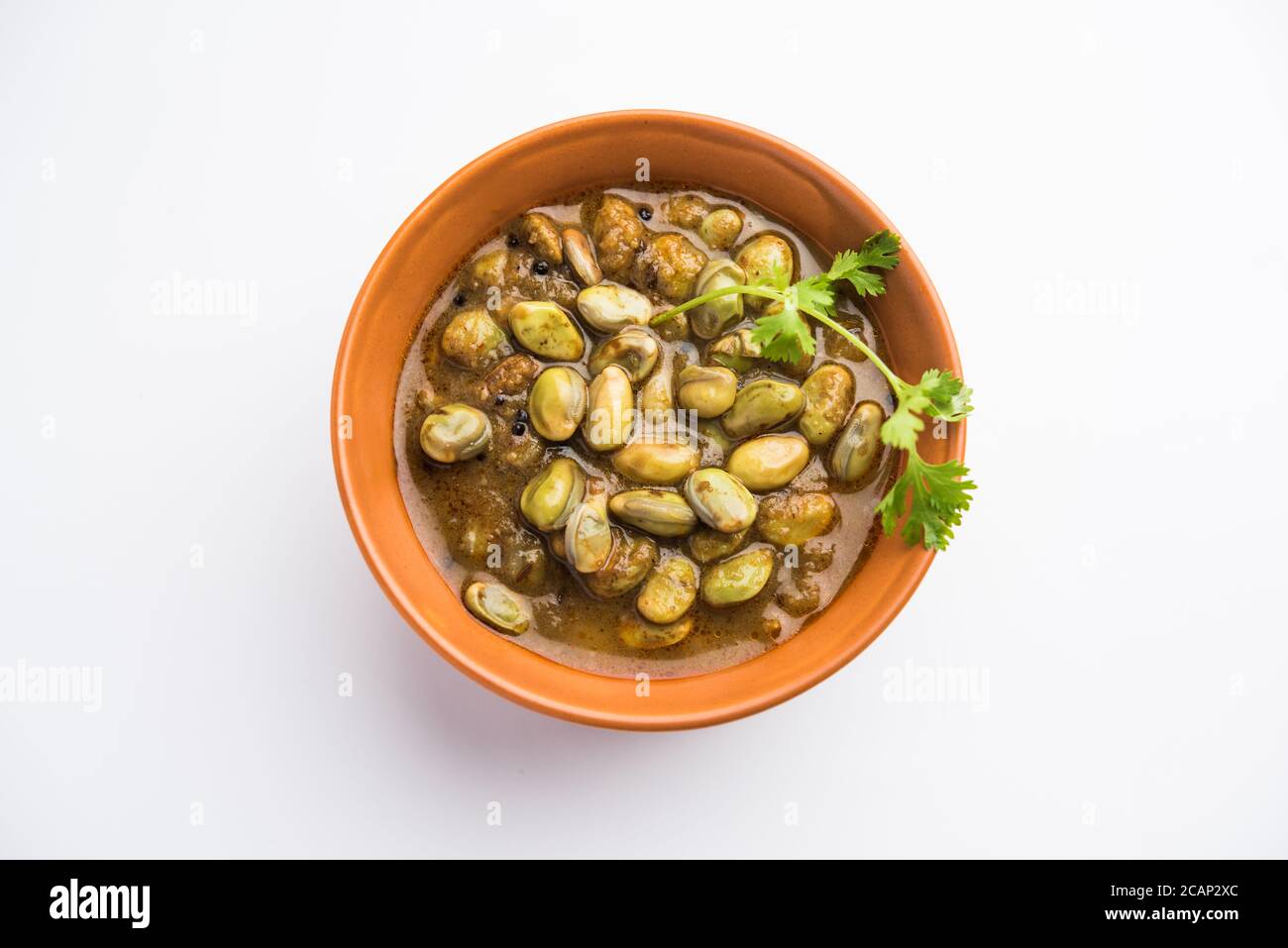 Pavta Bhaji or Lima Beans Curry Recipe also known as Popat Dana sabzi ...