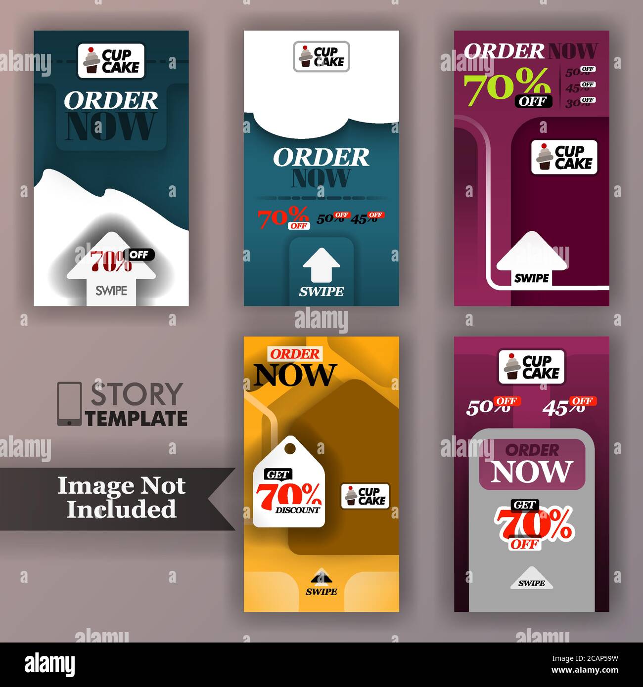 Instagram food Stock Vector Images - Alamy