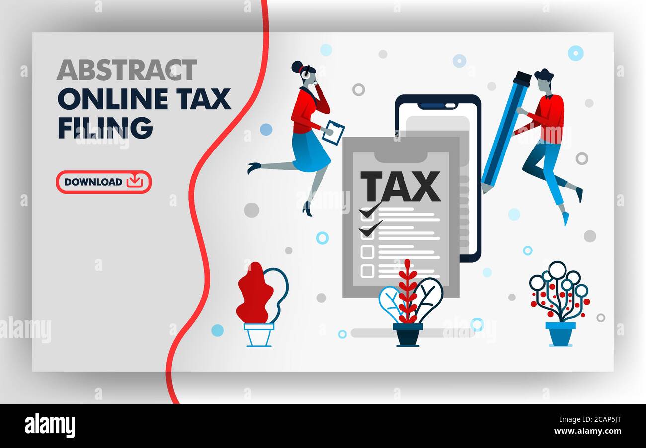 Vector abstract illustration .website banner design in white. themed ...