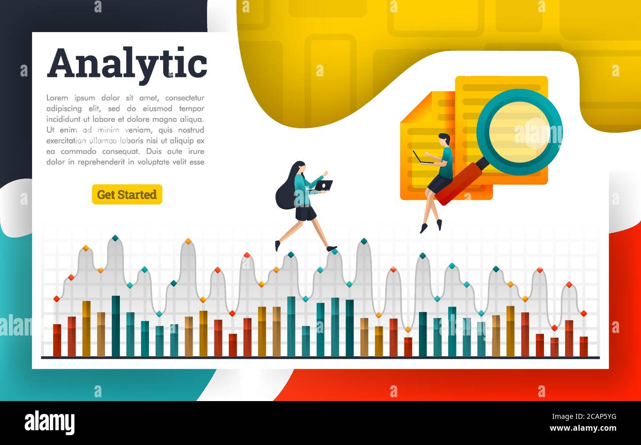 Web analytic information on Stock Vector Images - Alamy