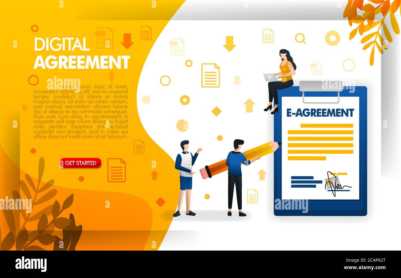 Digital consent Stock Vector Images - Alamy