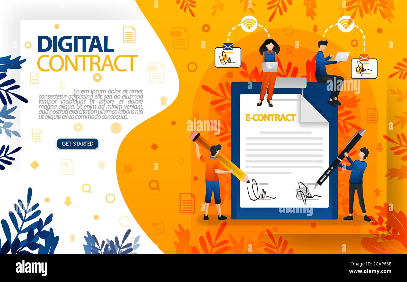 Partnership agreements Stock Vector Images - Alamy