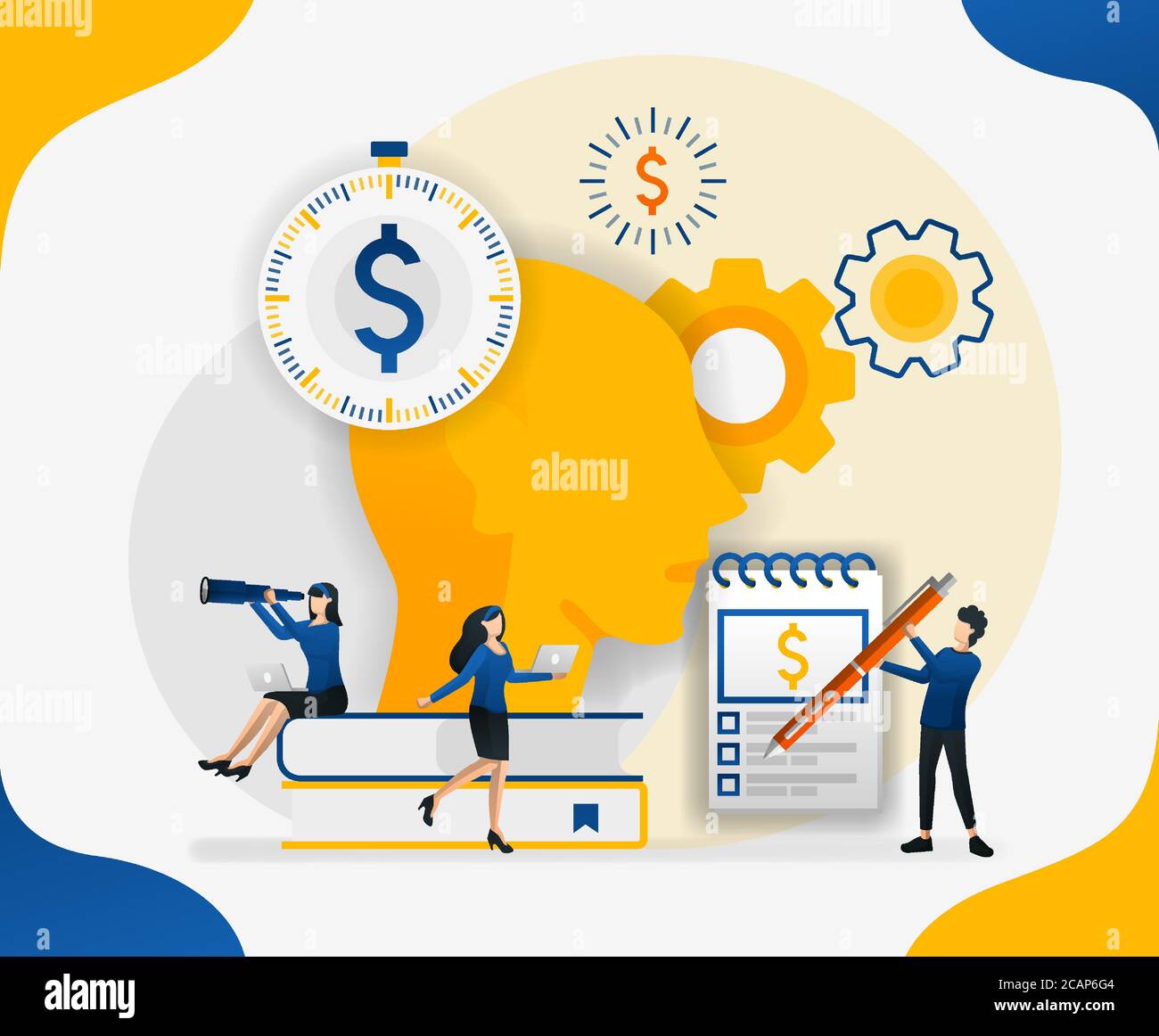 Thoughts contemplation Stock Vector Images - Alamy