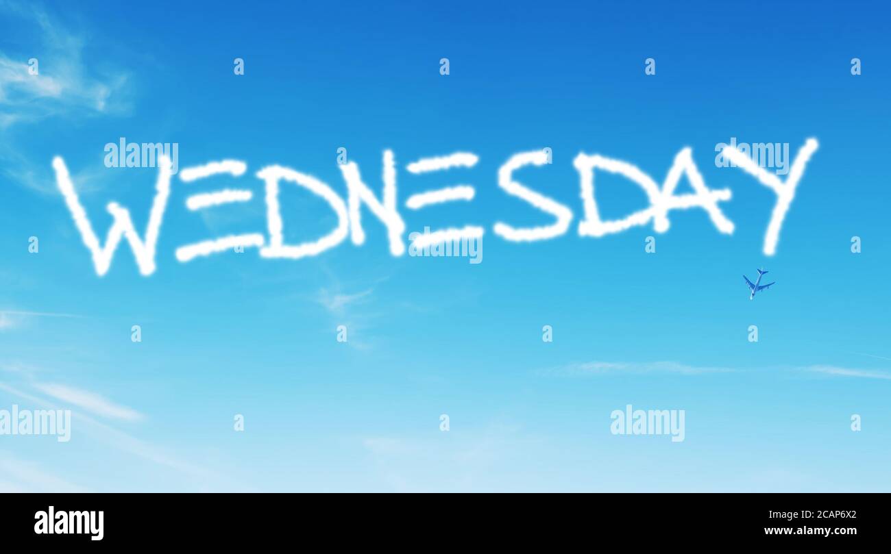 Wednesday alphabet hi-res stock photography and images - Alamy